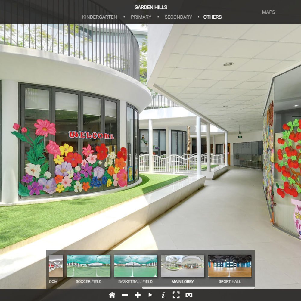 360° Virtual Tour of International School Campus